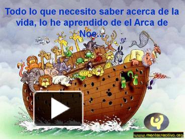 el arca de noe presentation | free to download