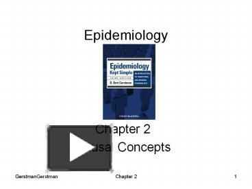 Epidemiology presentation | free to download