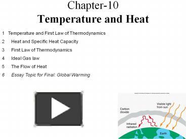 Chapter-10 Temperature and Heat presentation | free to download