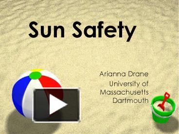 Sun Safety presentation | free to download