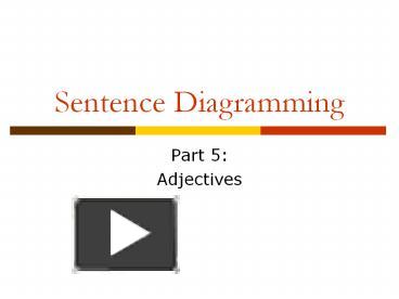 PPT – Sentence Diagramming PowerPoint presentation | free to view - id ...