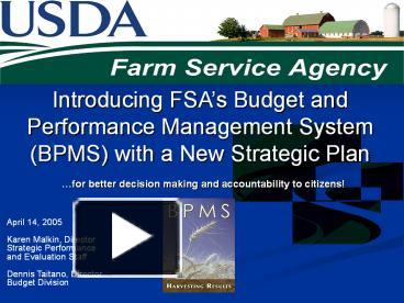 PPT – Introducing FSA PowerPoint presentation | free to download - id ...