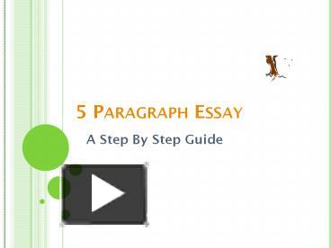 PPT – 5 Paragraph Essay PowerPoint presentation | free to view - id ...