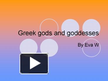 PPT – Greek gods and goddesses PowerPoint presentation | free to view ...
