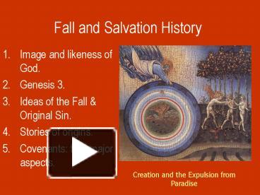 Fall and Salvation History presentation | free to view