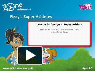 Lesson 3: Design a Super Athlete presentation | free to view