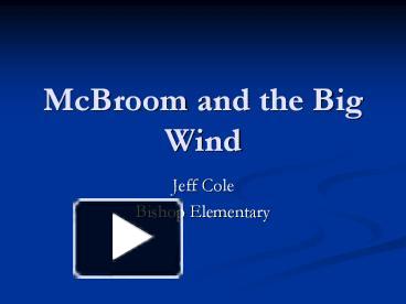 McBroom and the Big Wind presentation | free to download