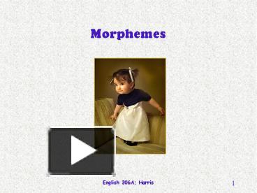 Morphemes presentation | free to download