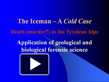 The Iceman presentation | free to download