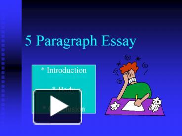 5 Paragraph Essay presentation | free to download