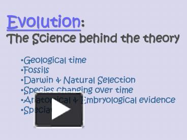 Fossils presentation | free to view