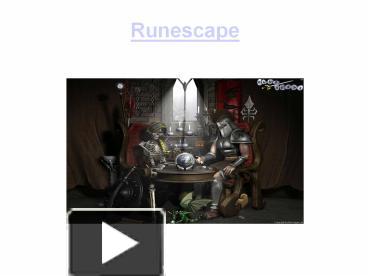 Runescape presentation | free to download