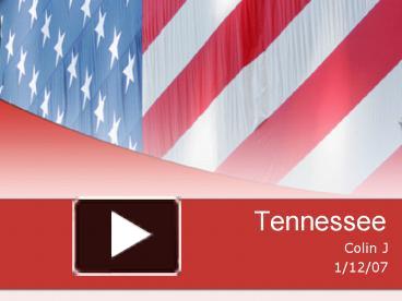 Tennessee presentation | free to view