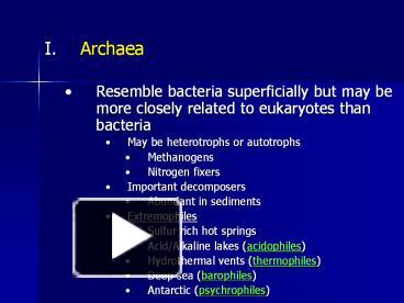 Archaea presentation | free to download