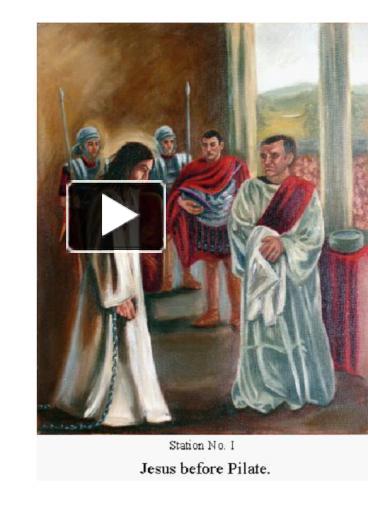 THE STATIONS OF THE CROSS presentation | free to view