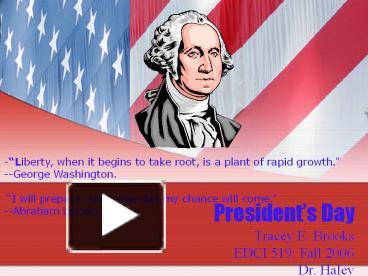 PPT – President’s Day PowerPoint presentation | free to download - id ...