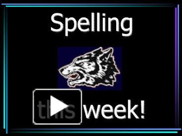 PPT – Vocabulary and Spelling PowerPoint presentation | free to ...