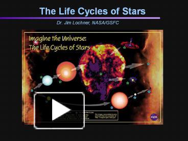 PPT – The Life Cycles of Stars PowerPoint presentation | free to view ...