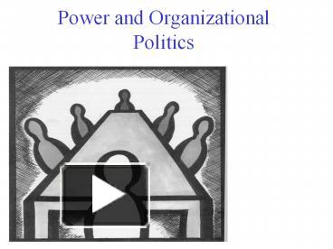 Power and Organizational Politics presentation | free to view