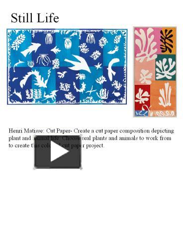 PPT – Still Life PowerPoint presentation | free to view - id: 3d59b2-NjIwM