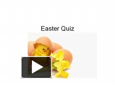 Easter Quiz presentation | free to download