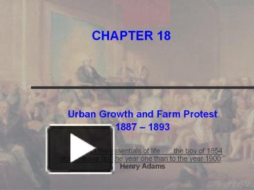 PPT – Urban Growth and Farm Protest PowerPoint presentation | free to ...
