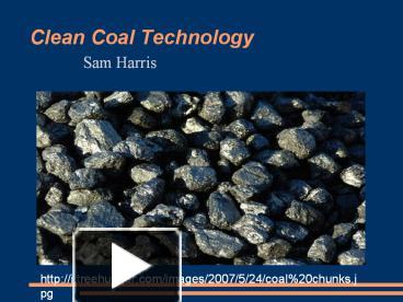 Clean Coal Technology presentation | free to download