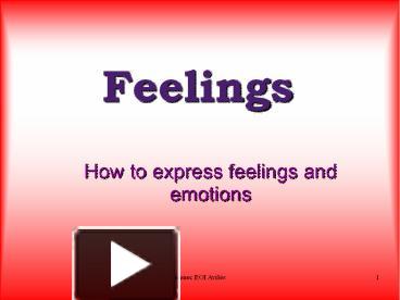 Feelings presentation | free to download