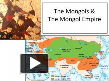 The Mongols presentation | free to download