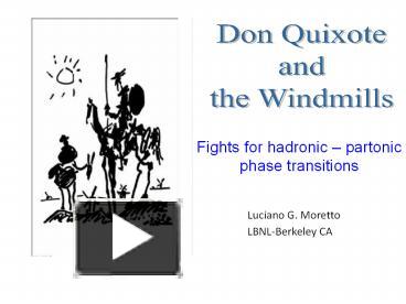 Don Quixote presentation | free to download