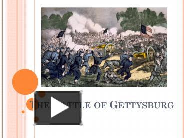 The Battle of Gettysburg presentation | free to view