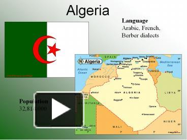 Algeria presentation | free to view