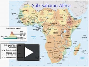 Sub-Saharan Africa presentation | free to download