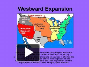 Westward Expansion presentation | free to download