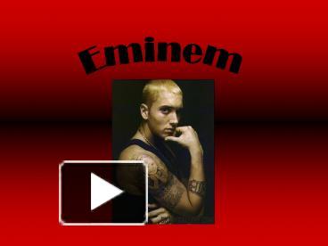 Eminem presentation | free to download