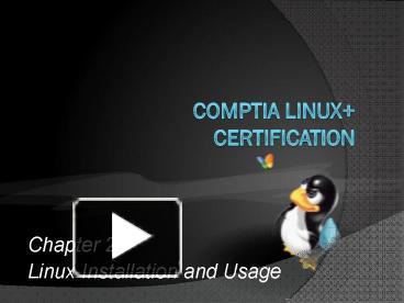 CompTIA Linux Certification presentation | free to view