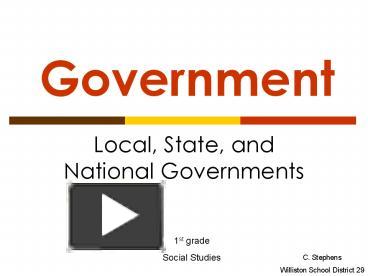 Government presentation | free to view