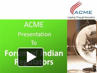 ACME presentation | free to download