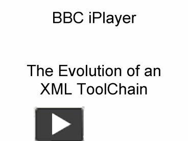 BBC iPlayer presentation | free to view