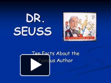 DR. SEUSS presentation | free to view