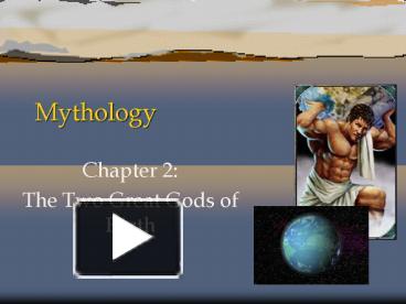Mythology presentation | free to view