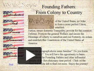 PPT – of the United States, in Order to form a more perfect Union ...