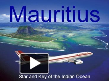 Mauritius presentation | free to view