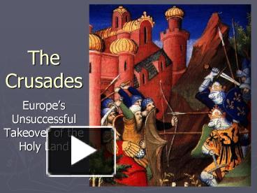 The Crusades presentation | free to view