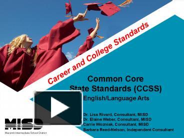 PPT – Common Core PowerPoint presentation | free to view - id: 3f38ed-YTQzN