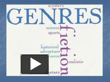 Genre Characteristics presentation | free to view