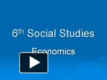 6th Social Studies presentation | free to download