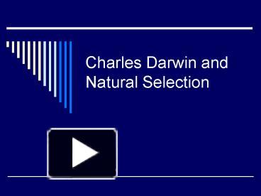 PPT – Charles Darwin and Natural Selection PowerPoint presentation ...