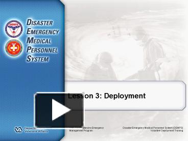 PPT – Lesson 3: Deployment PowerPoint presentation | free to view - id: 3f90f-M2U5Z