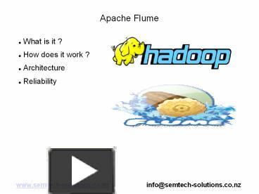 An Introduction to Apache Flume presentation | free to download